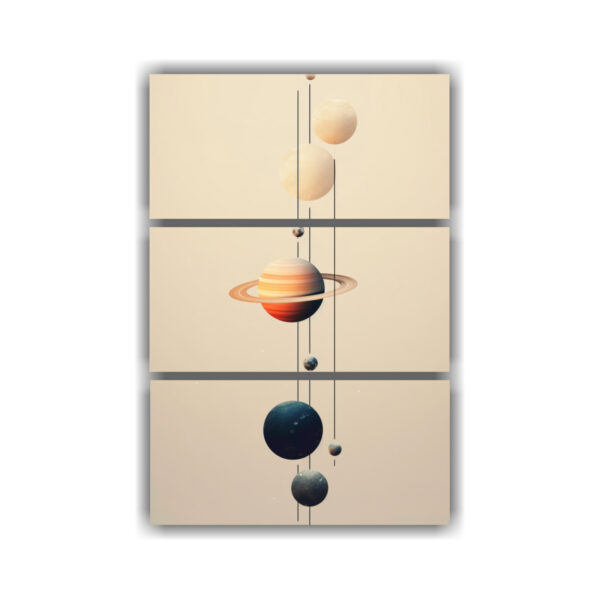 Cuadros Decorativos Modernos Del Cosmos Y Cuerpos Celestiales Minimalistas - Decocuadros