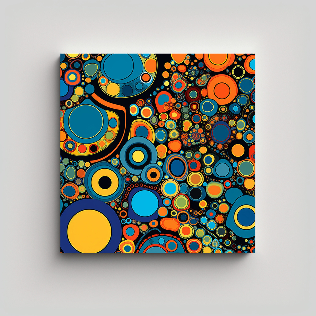 Pinturas Vintage En Lienzo - Cuadros Decorativos De La Era Setentera ...
