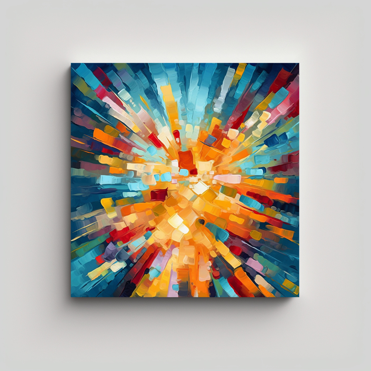 Arte Patron Intenso Full Color - Cuadros Decorativos Con Colores ...