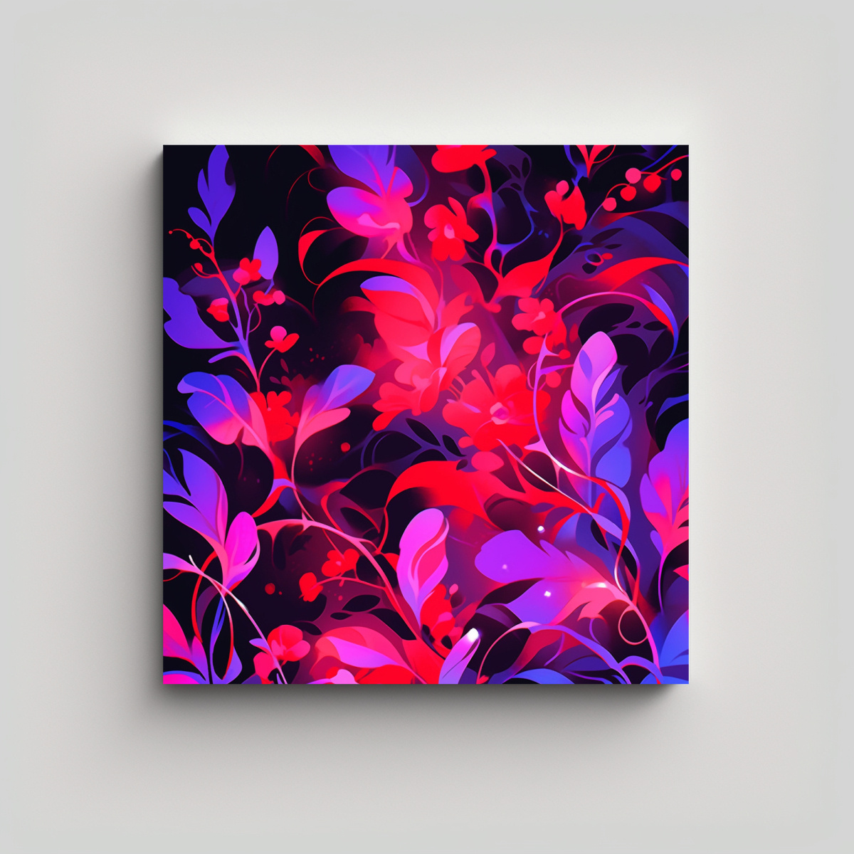 Cuadro Decorativo Morado Y Rojo | Envíos Gratis En Santiago - Decocuadros