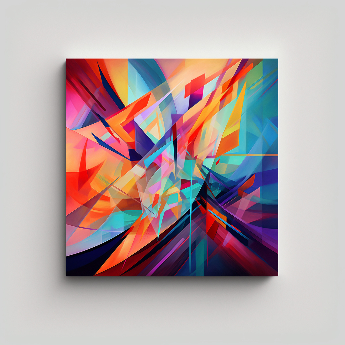 Cuadros Abstractos Coloridos Con Líneas Finas Y Alta Resolución ...