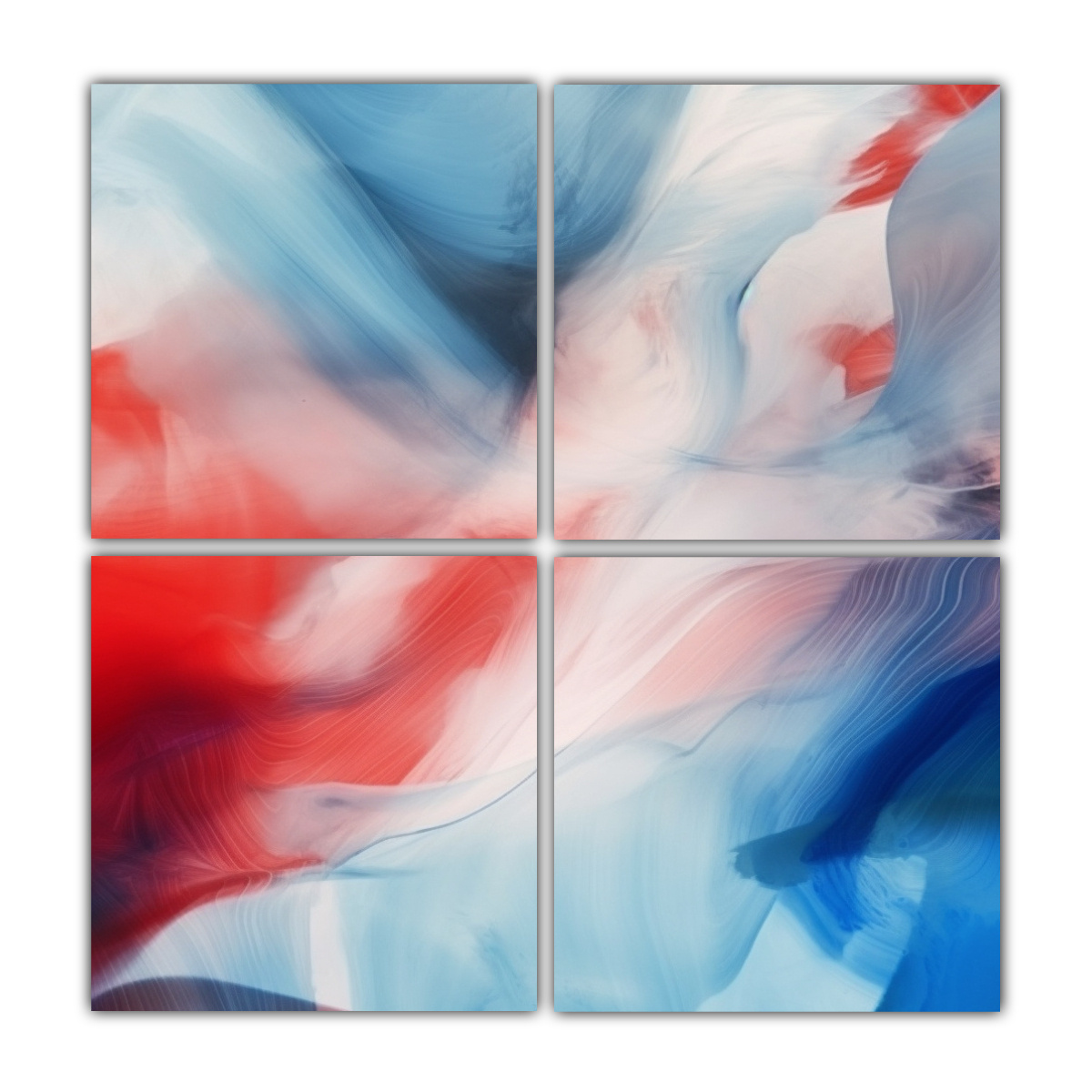 Cuadros De Pared En Movimiento Con Fondo Difuminado En Colores Azul ...