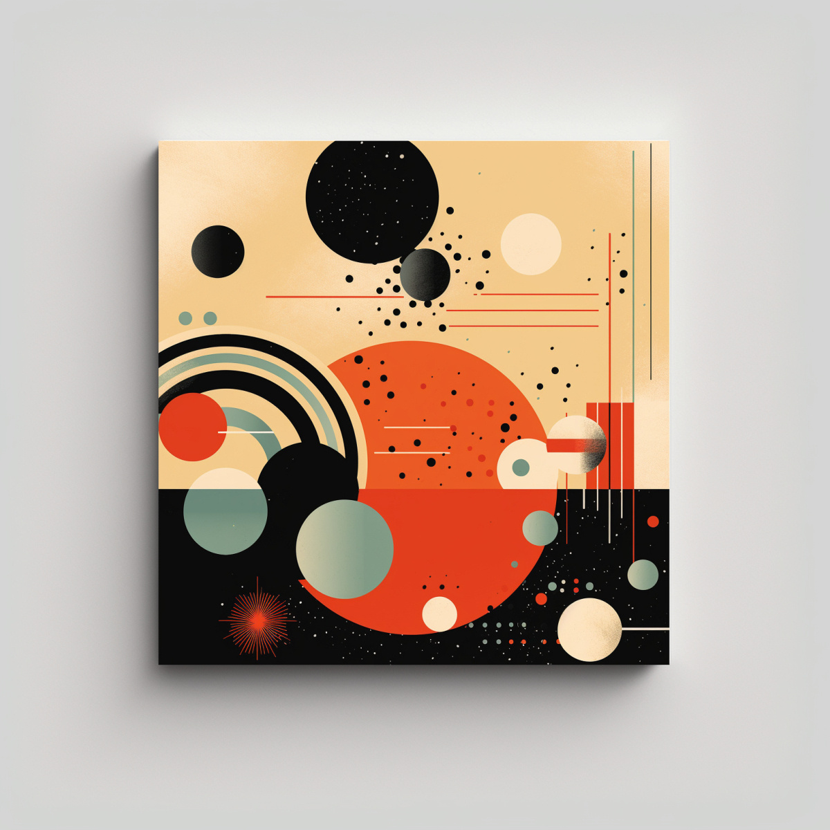 Cuadros Decorativos Abstractos De Diseño Gráfico Moderno Y Vintage De Alta Calidad - Decocuadros