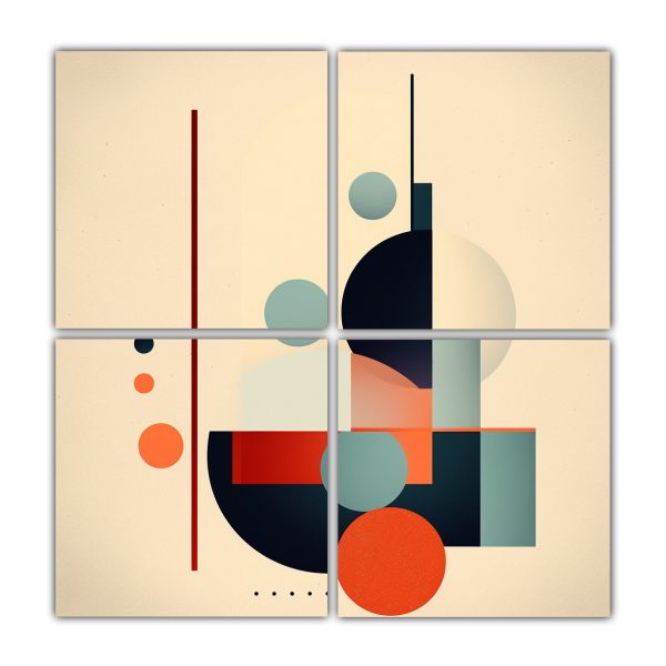 Cuatro Artes De Pared Imagen Armonía - Cuadros Decorativos Modernos De ...