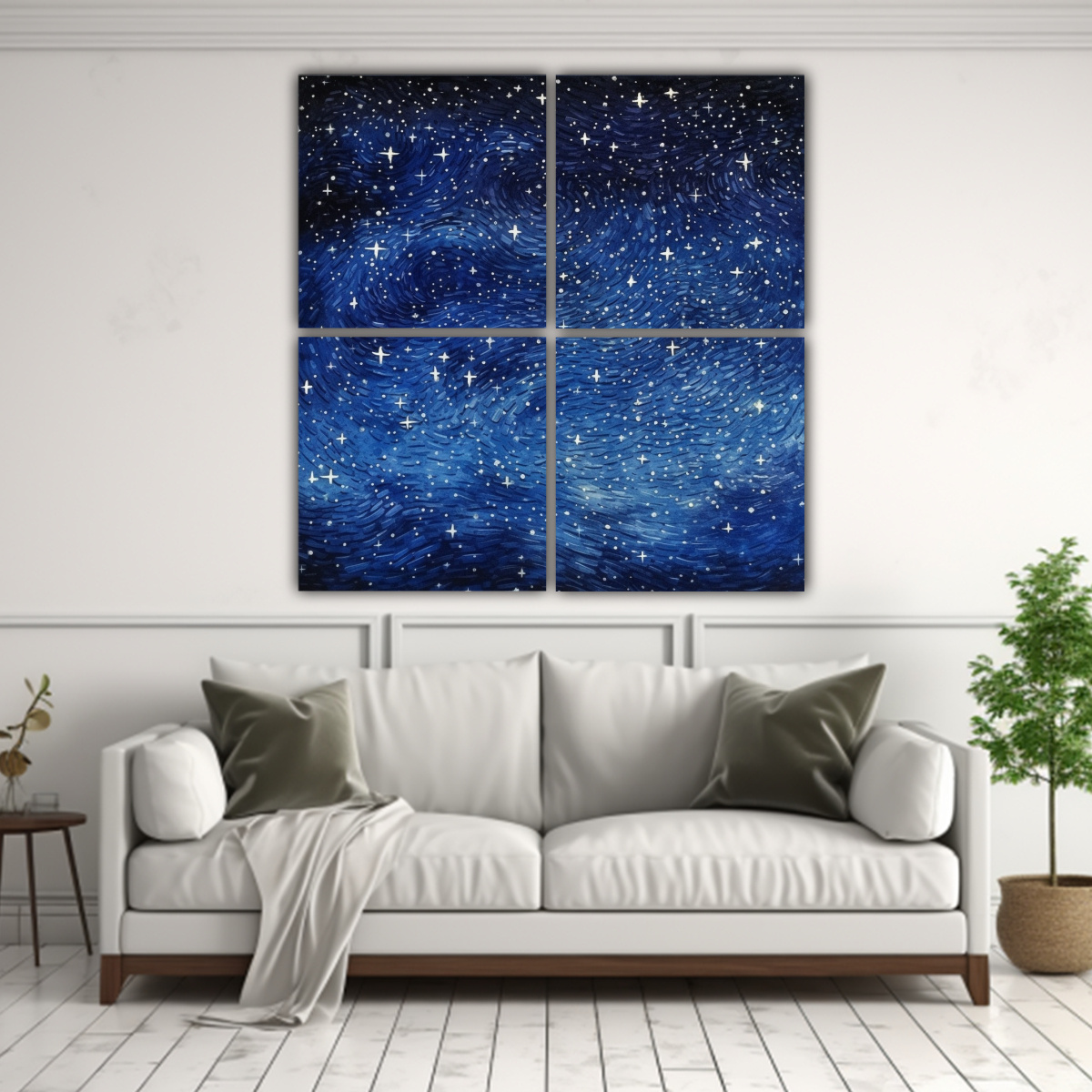 Cuadro Inspirador De Un Cielo Estrellado - DecoCuadros