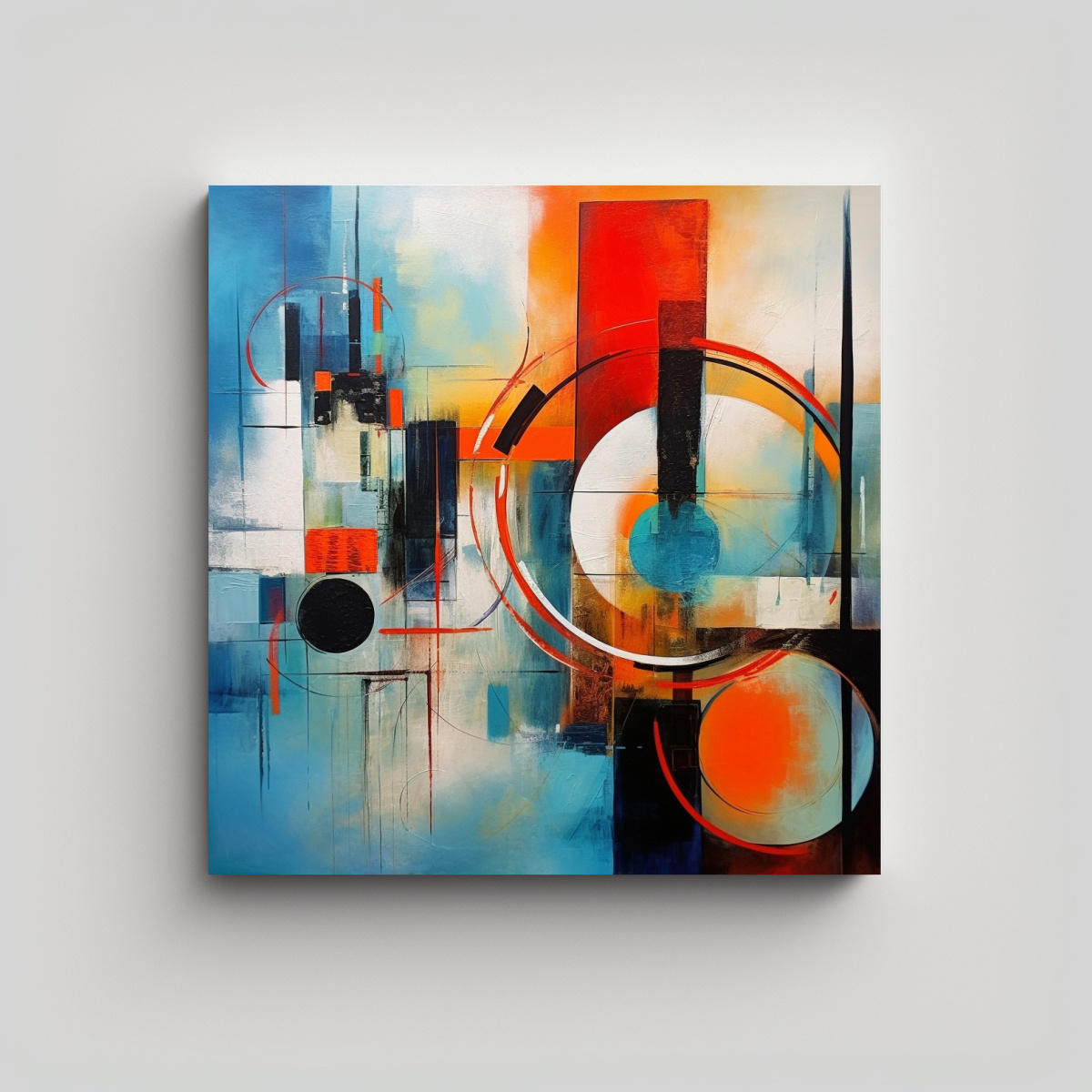 Cuadro Abstracto En Tela De Alta Calidad | DecoCuadros