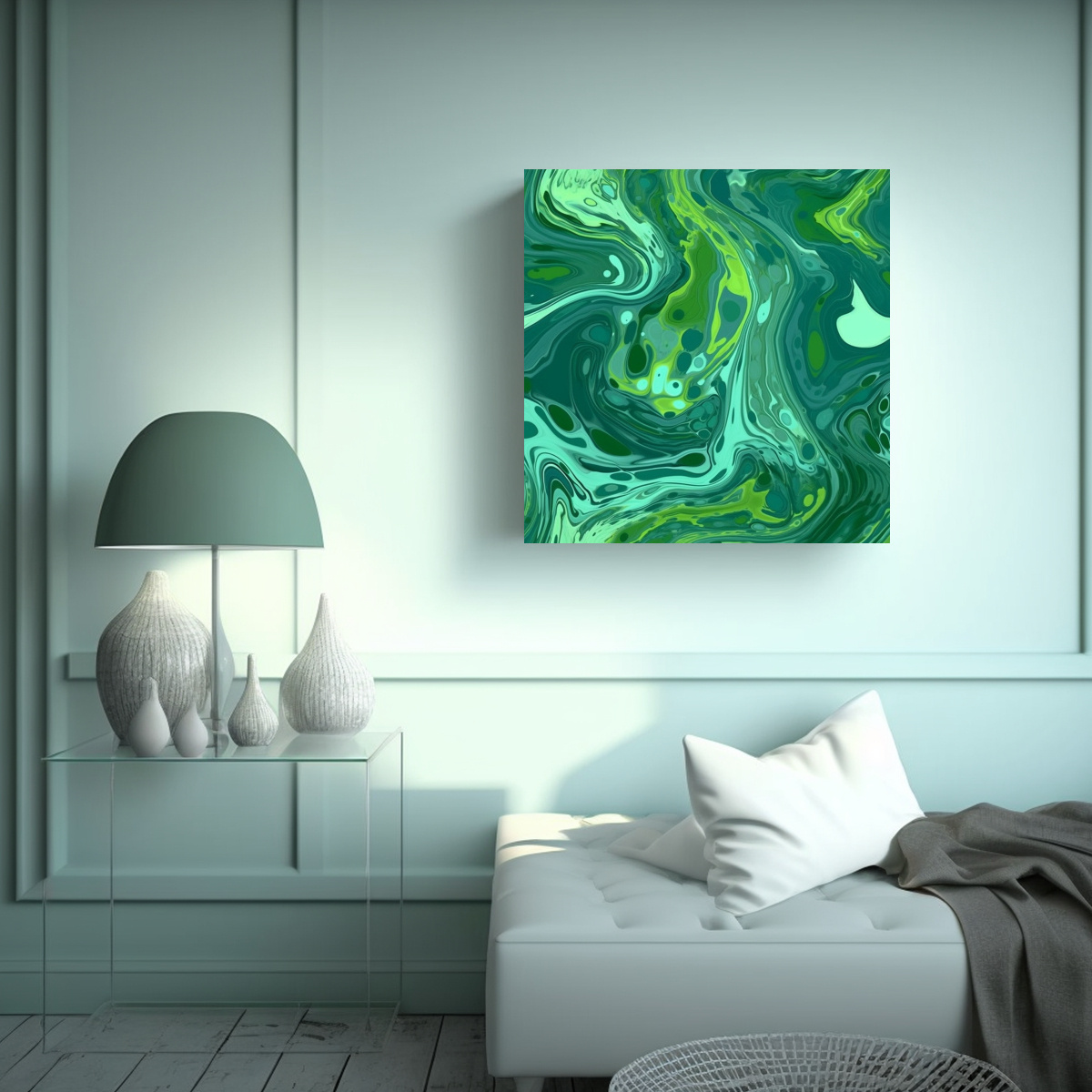 Cuadro Imagen Armonia - Pintura Abstracta De Sanación Con Agua ...