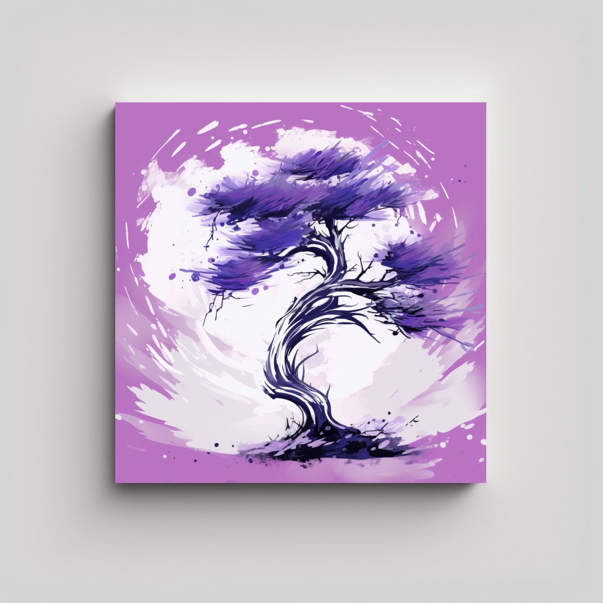 Cuadro Decorativo Arte Colores Belleza Natural Árbol Pino Escocés En ...