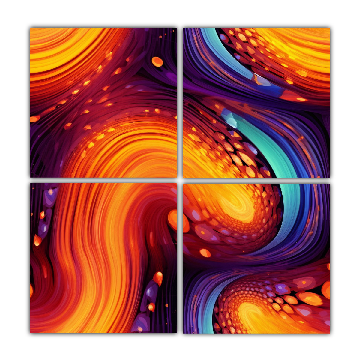 Cuadro Decorativo Fractal Interdimensional De Alta Resolución Con ...