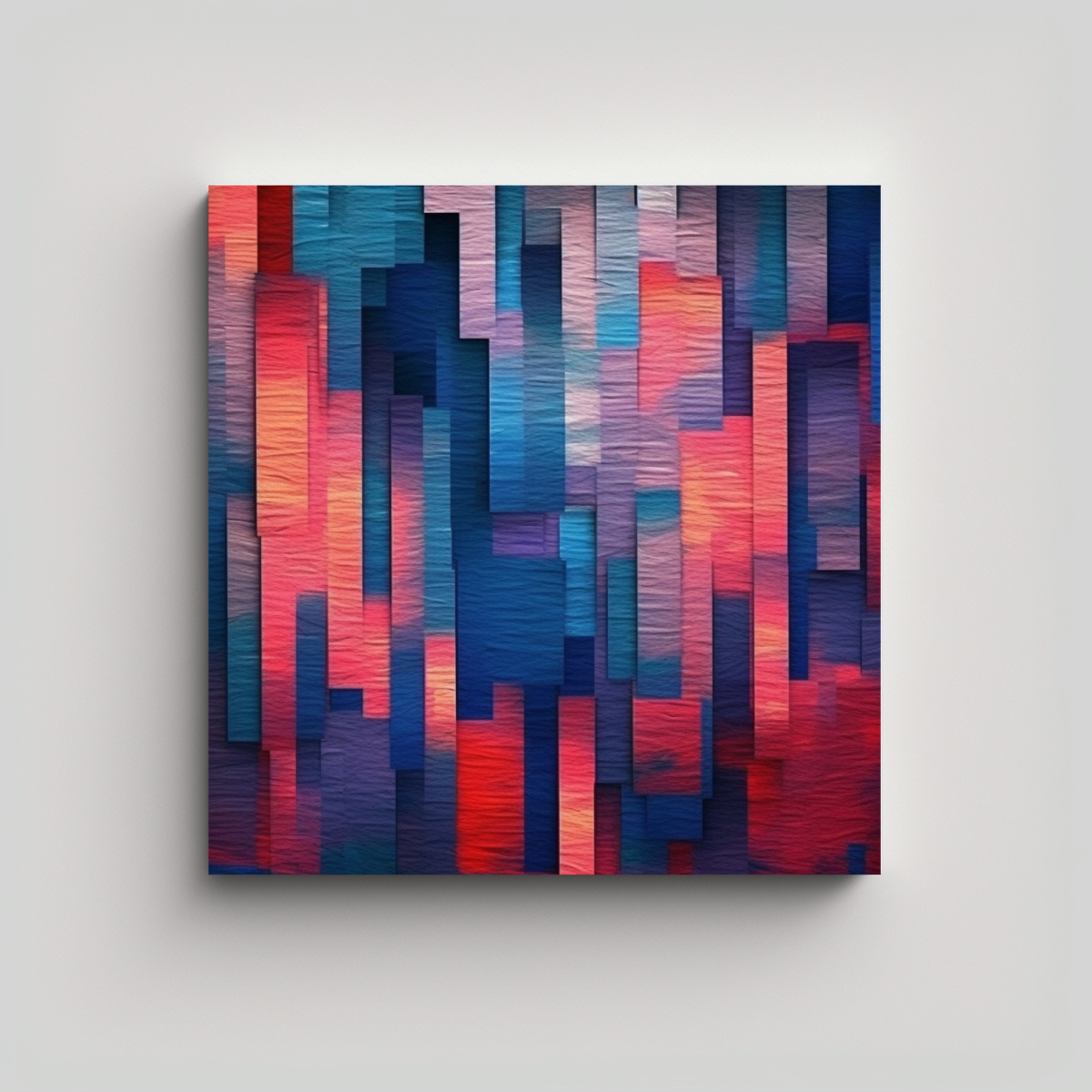 Cuadro Decorativo: Textura Abstracta En Bastidor De Tela De Alta Calidad - Decocuadros