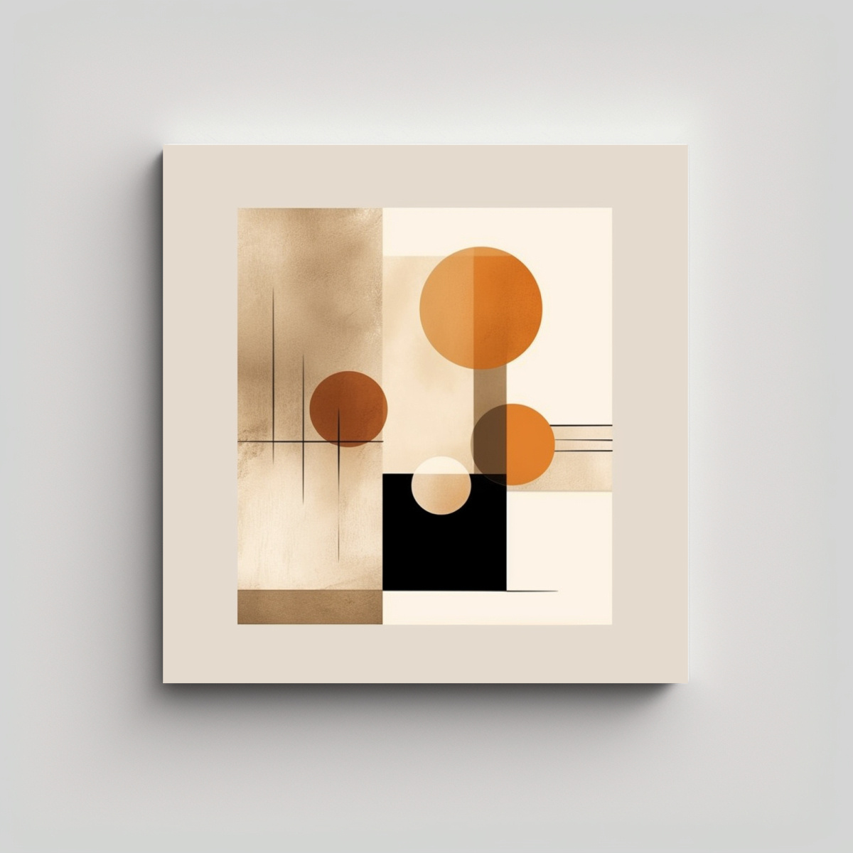 Cuadros Decorativos Inspiradores En Color Marrón Claro Minimalista ...