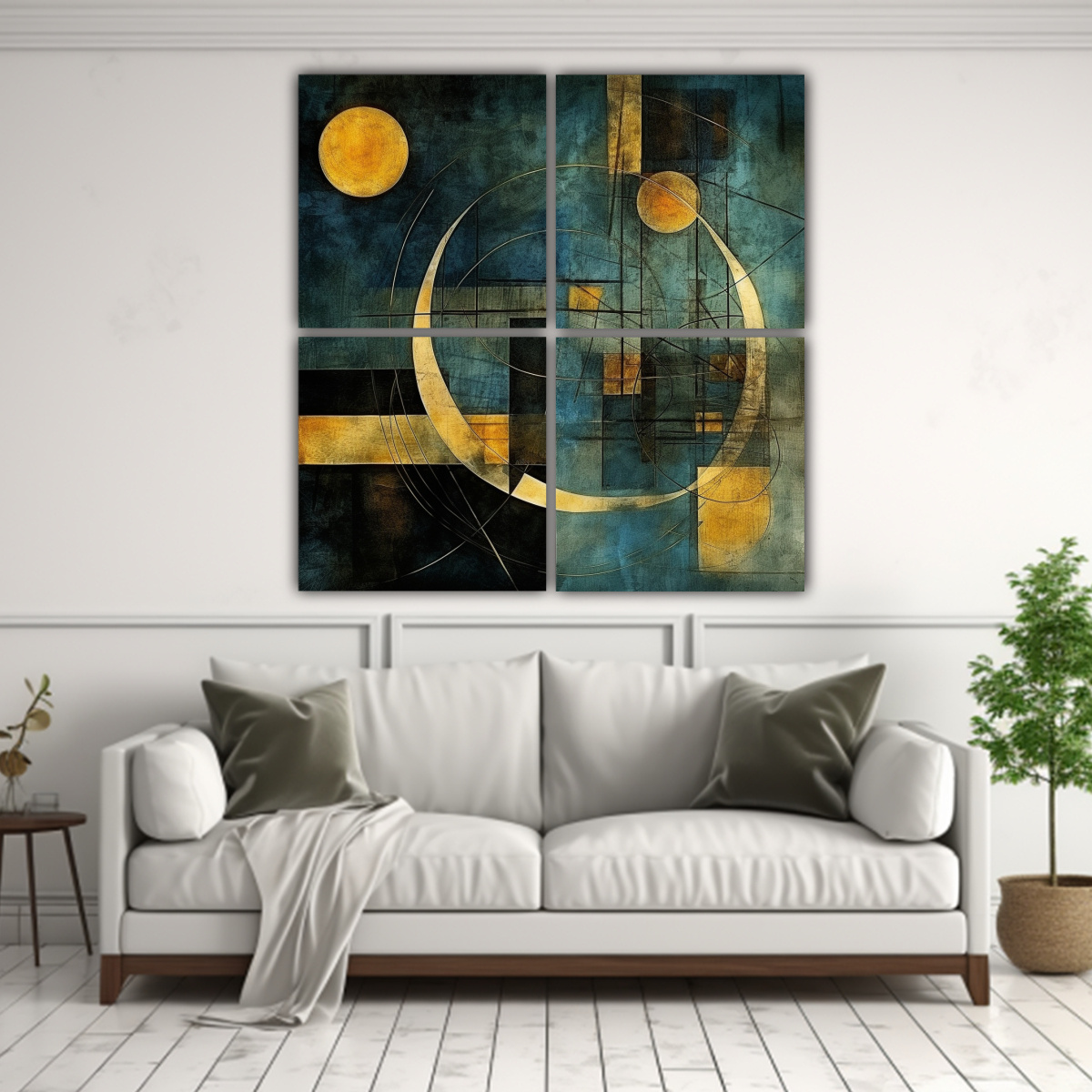 Cuadros Decorativos Estilo Vintage Abstracto - DecoCuadros