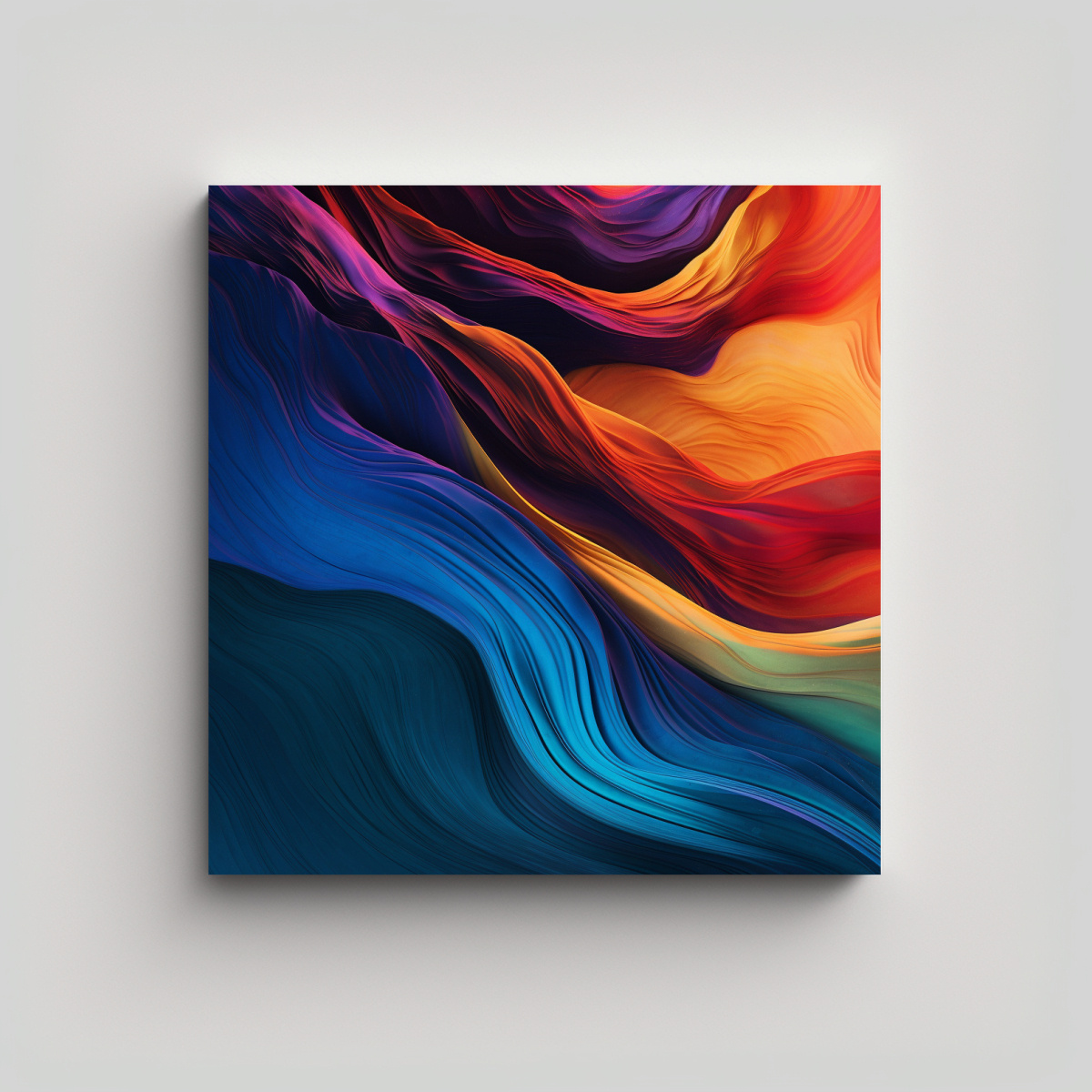 Cuadros Decorativos De Flujo De Colores Con Sentido Artístico Abstracto ...