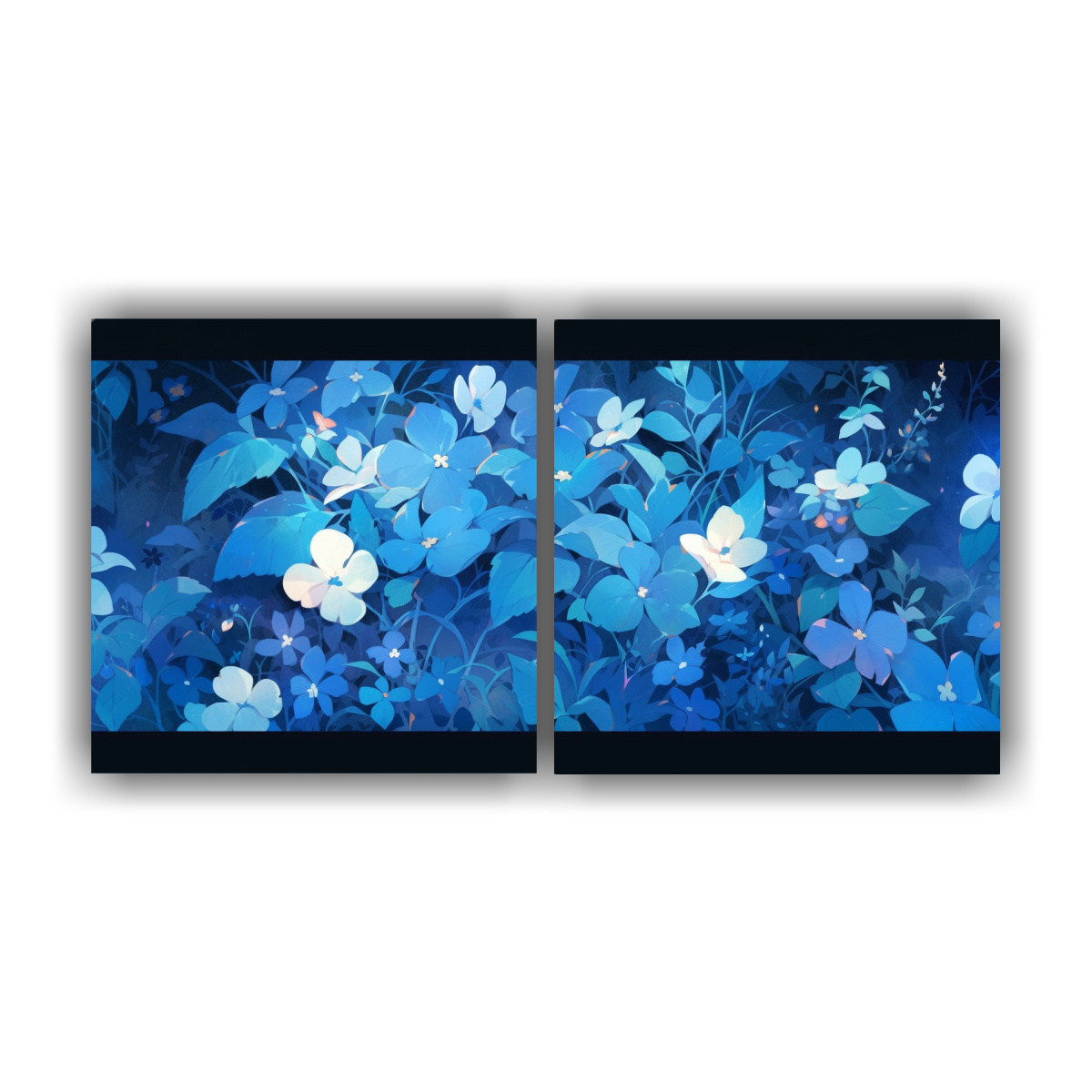 Cuadro Hermoso Fantasía Turquesa Y Azul - DecoCuadros