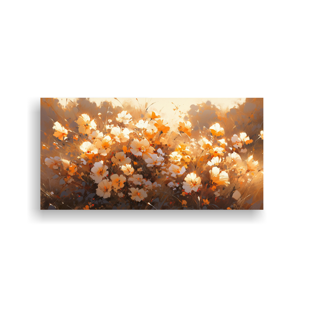 Cuadro Impreso Vitalidad Amarillo Y Dorado - DecoCuadros