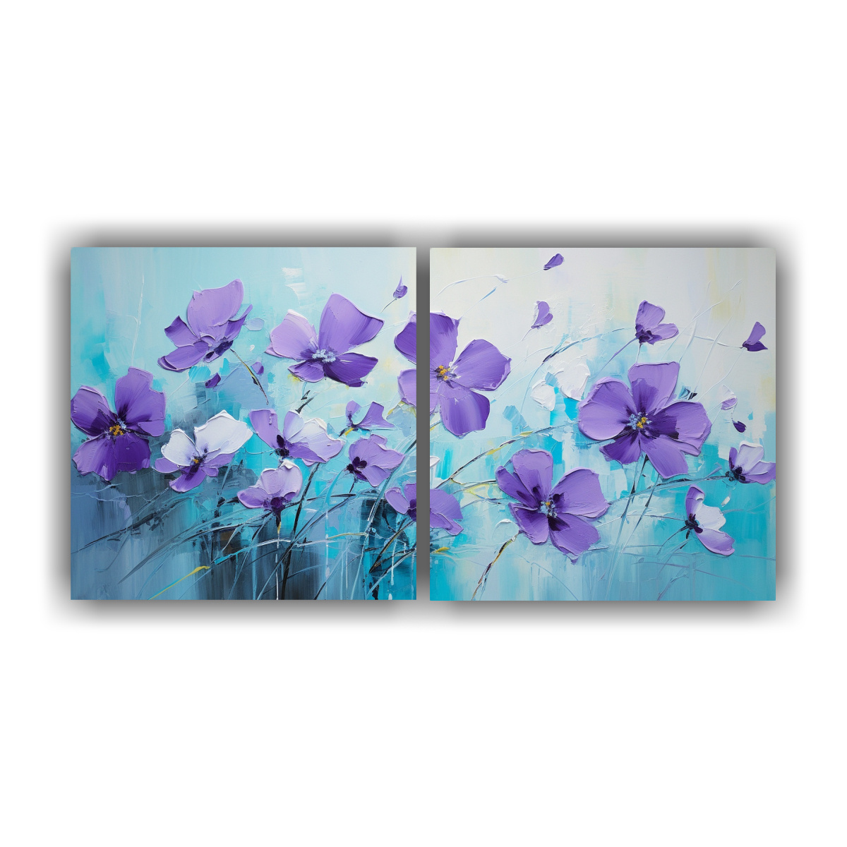 Cuadro Decorativo De Flores En Lienzo - Diseños Exclusivos Y Entrega ...