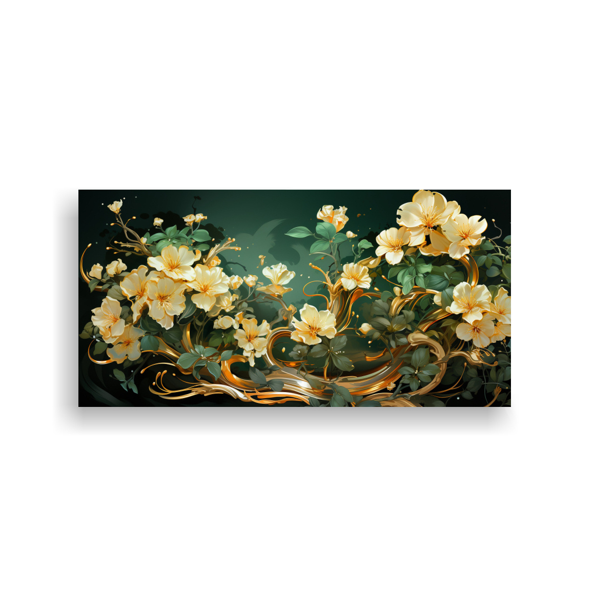 Lienzo Patron Intenso Armonía Cromática Bougainvillea Bonsai Tree En ...