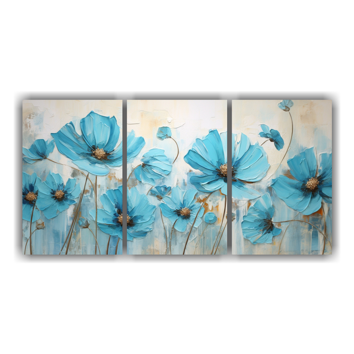 Venta De Cuadros Decorativos - Pintura Lienzo Mod Poder A Turquoise ...