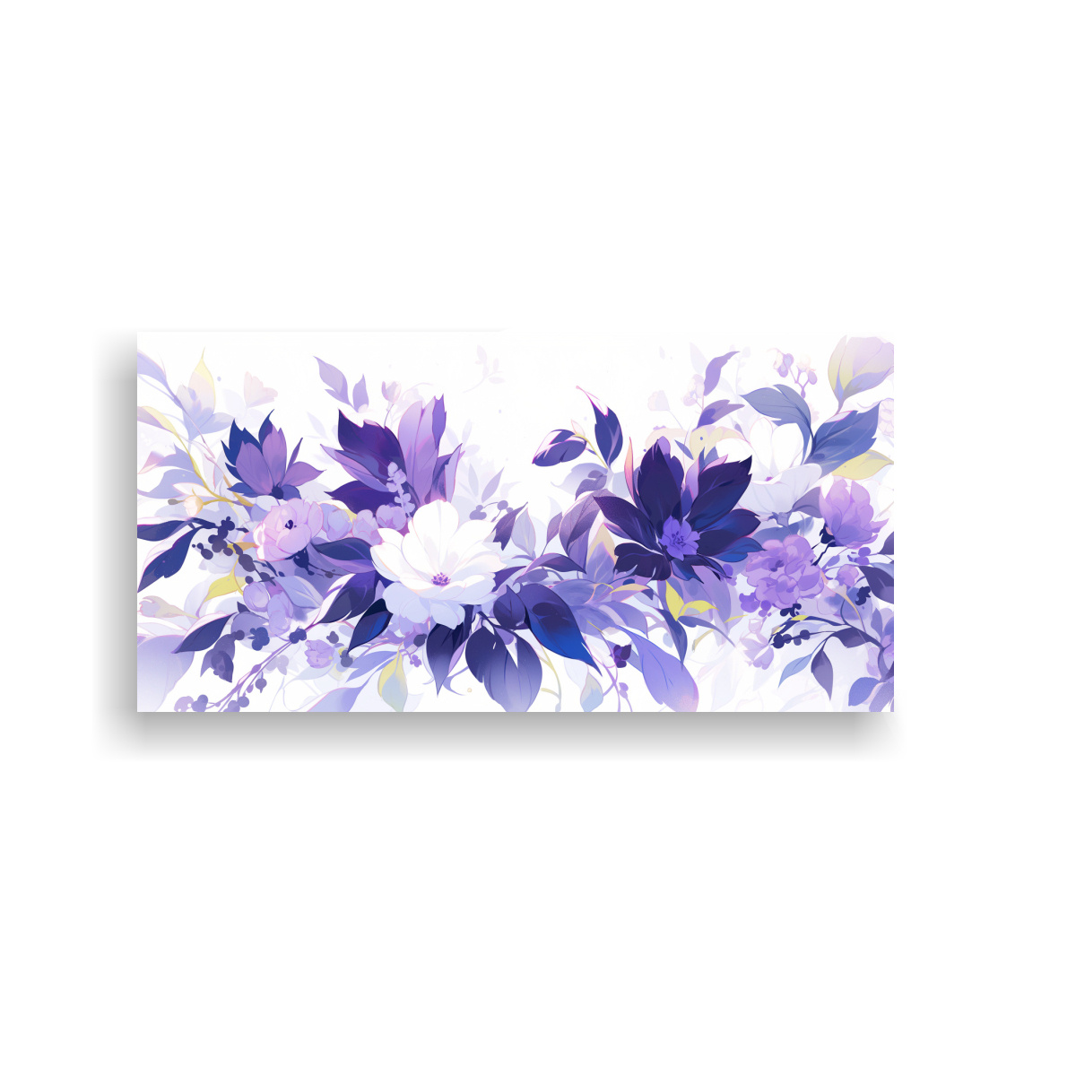 Cuadro Decorativo Estilo Galería Naturaleza Viva En Colores Morado Y ...