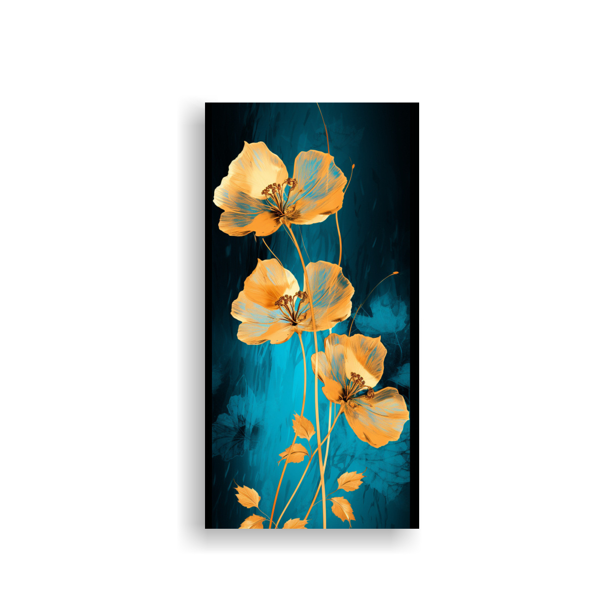 Cuadro Colores Turquesa Estilo Neonoir | DecoCuadros
