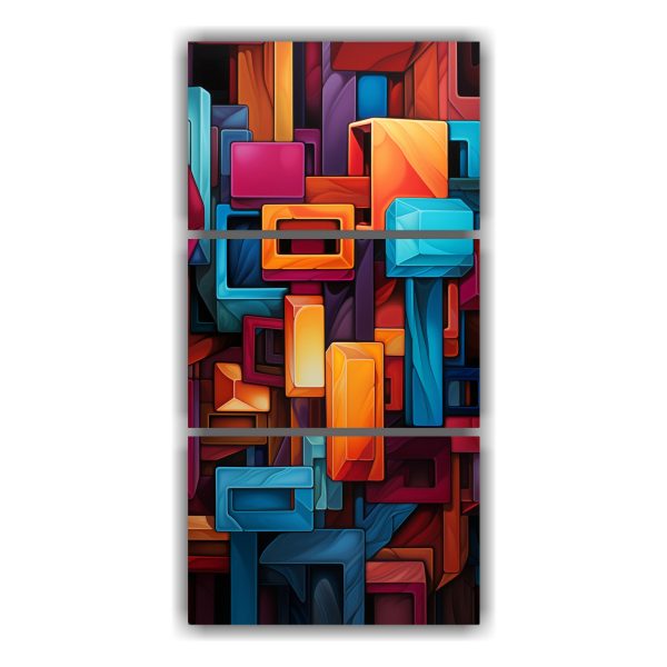 Cuadros Abstractos Coloridos Para Decoración Moderna - DecoCuadros