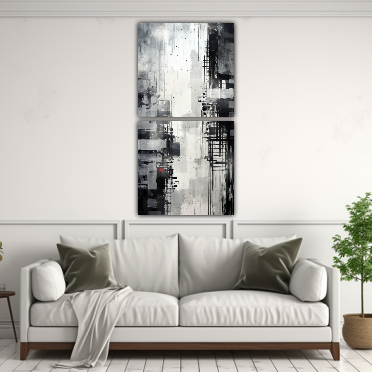 Cuadros Estilo Galería De Decoración Para El Hogar Con Collage ...