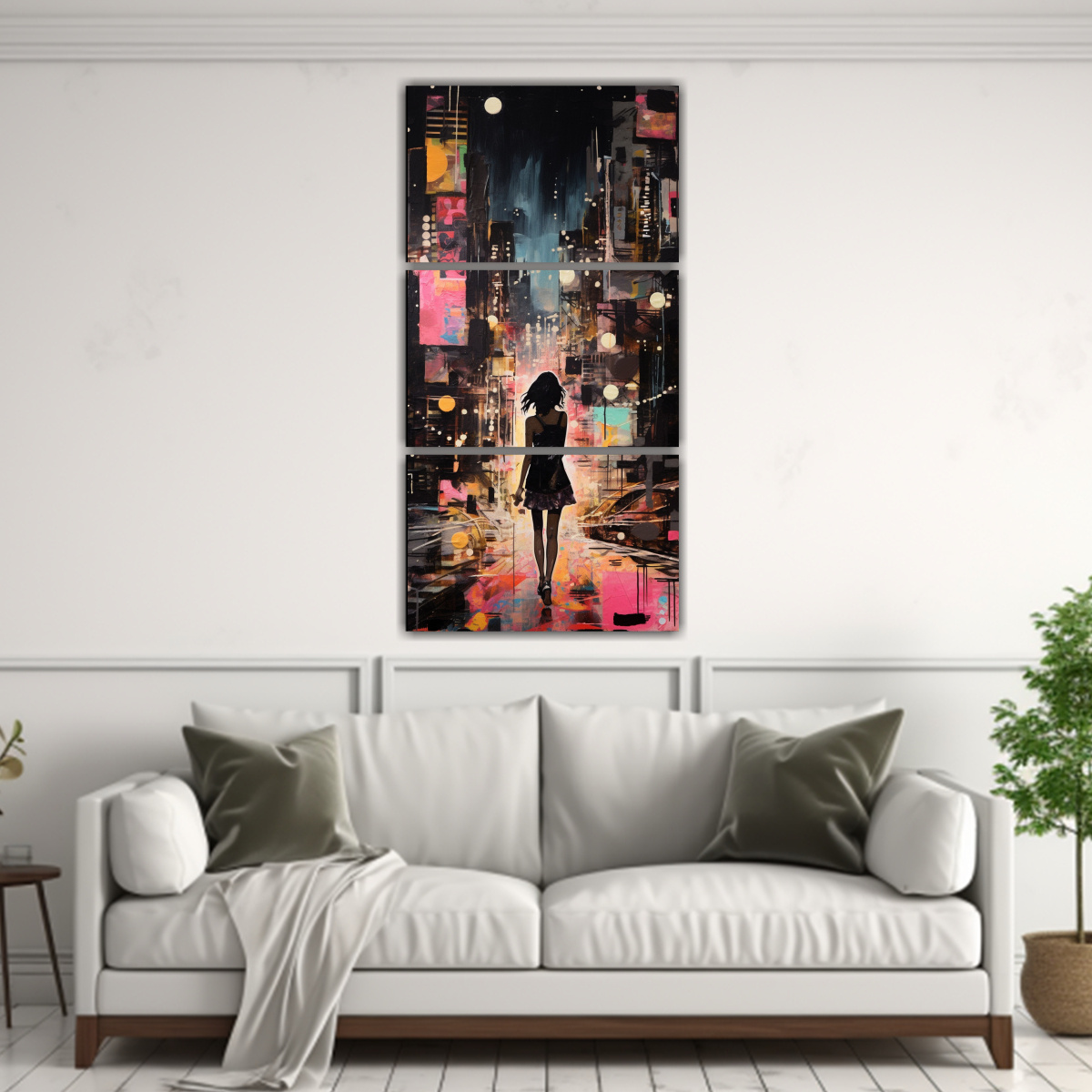 Cuadro Moderno Collage Art Transformación De Papel Rasgado - DecoCuadros