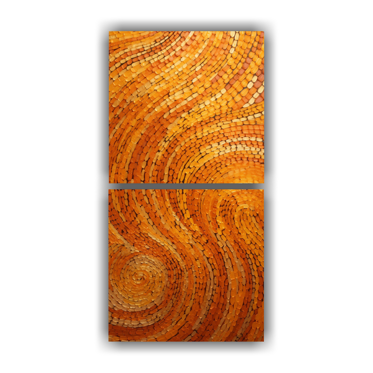 Cuadros Modernos De Armonía De Colores Estilo Puntillismo Luminoso - DecoCuadros