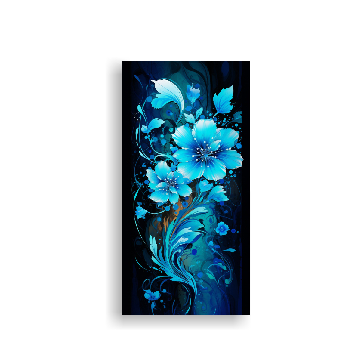 Lienzo Vertical Baño Atmosfera Neonoir Al Estilo De Pincel Medio ...