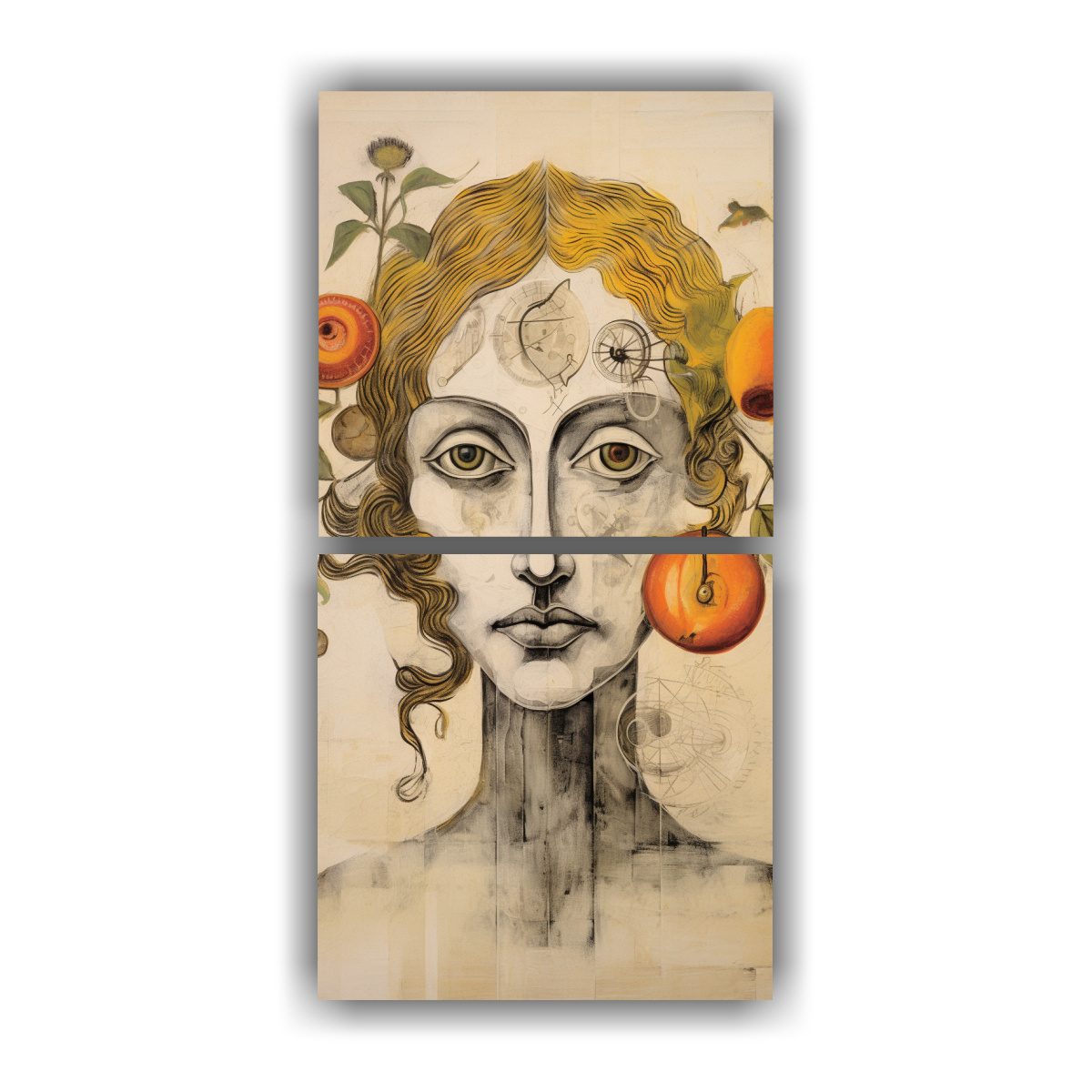 Lienzos Patron Intensos De Ed Roth Y Arthur Boyd Con Líneas ...