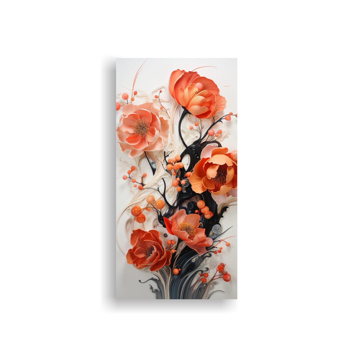 Cuadro De Flores En Acuarela Para Decoración De Cocina - Decocuadros