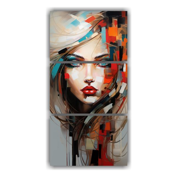 Cuadros Abstractos Mujer: Sensibilidad Artística En Tres Cuadros ...