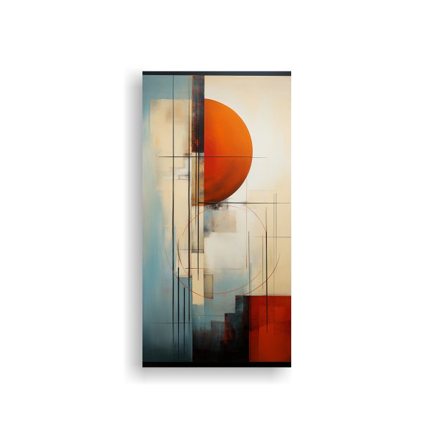 Cuadro Pintura De Pared Abstracta Simetría Arte Contemporáneo - DecoCuadros