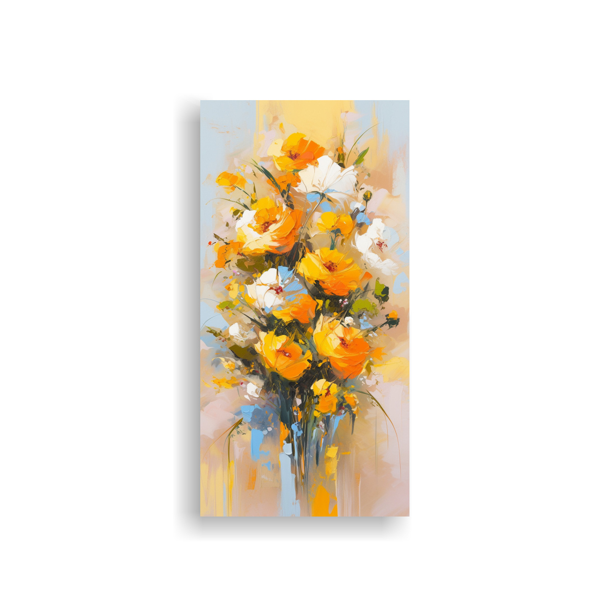 Cuadro De Flores Amarillas Estilo Decorativo - DecoCuadros