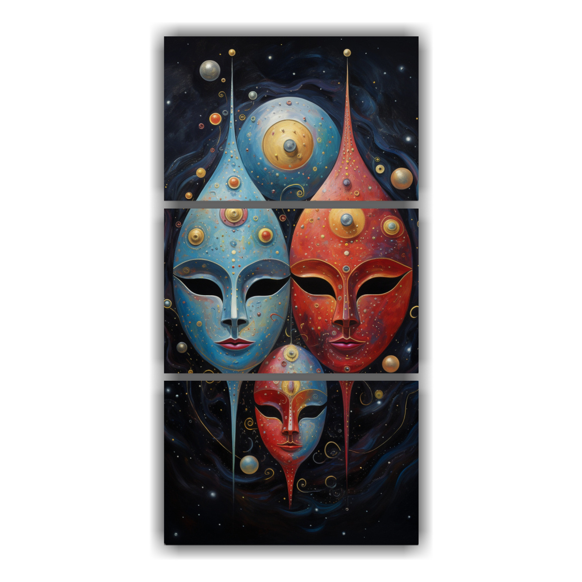 Cuadro Abstracto Celestial Masquerade - DecoCuadros