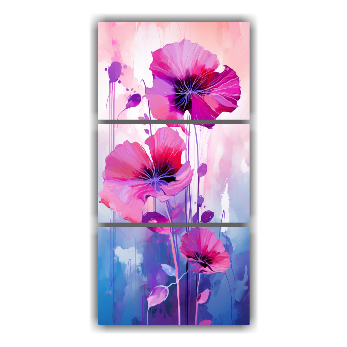 Cuadros Decorativos En Tonos Morado Y Rosa - Compra Online | DecoCuadros