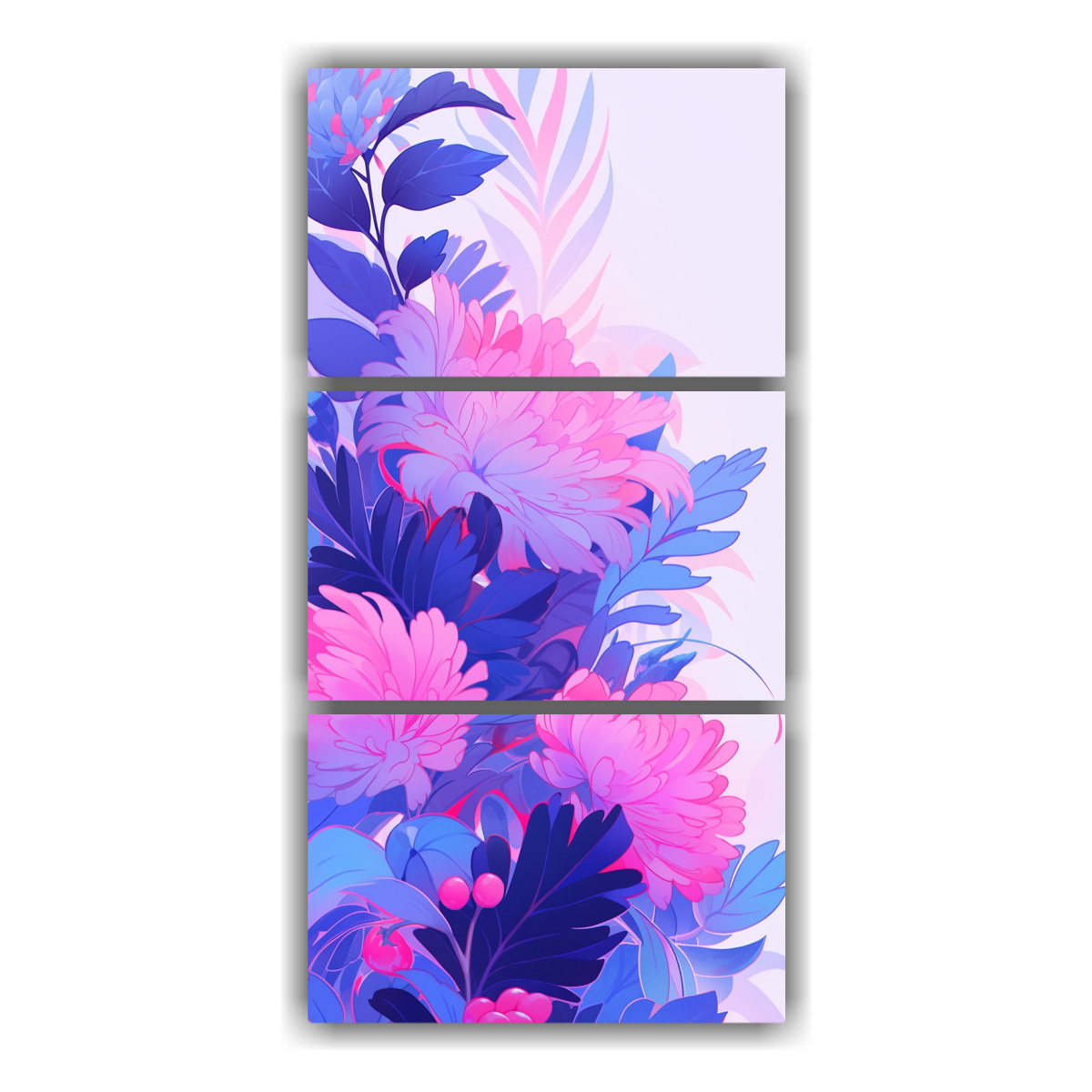 Cuadros Decorativos Surrealistas En Tonos Rosa Y Azul - ¡Compra Ahora! - Decocuadros