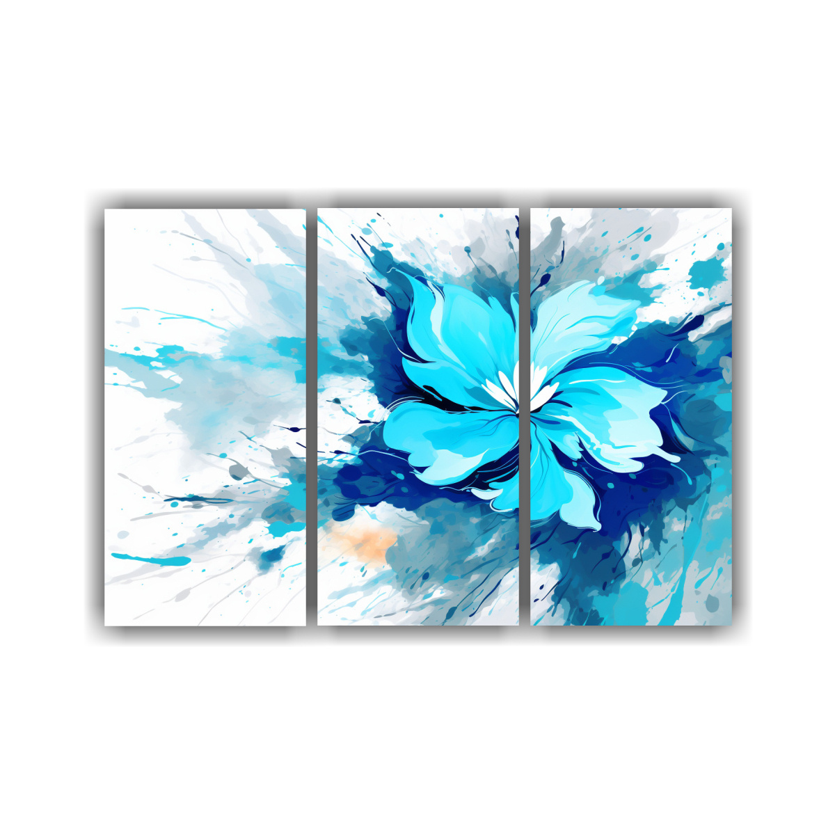 Cuadros Decorativos Intensidad Turquesa Y Azul, Estilo Elegante - Decocuadros