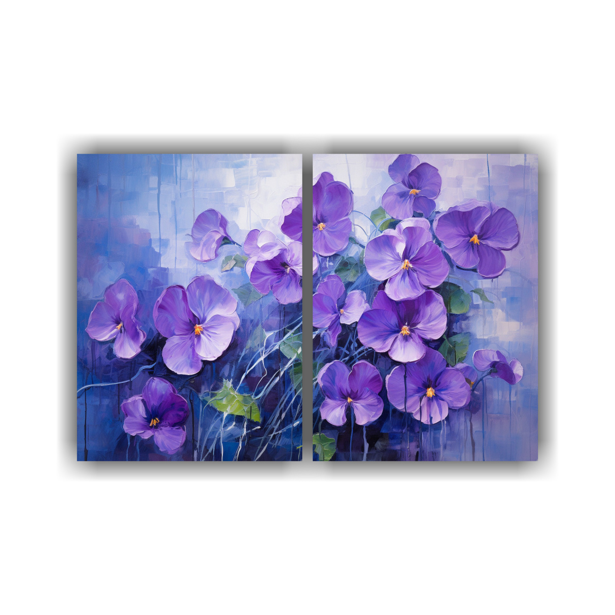 Cuadros Modernos De Flores Violetas - ¡Decora Con Estilo Y Elegancia ...