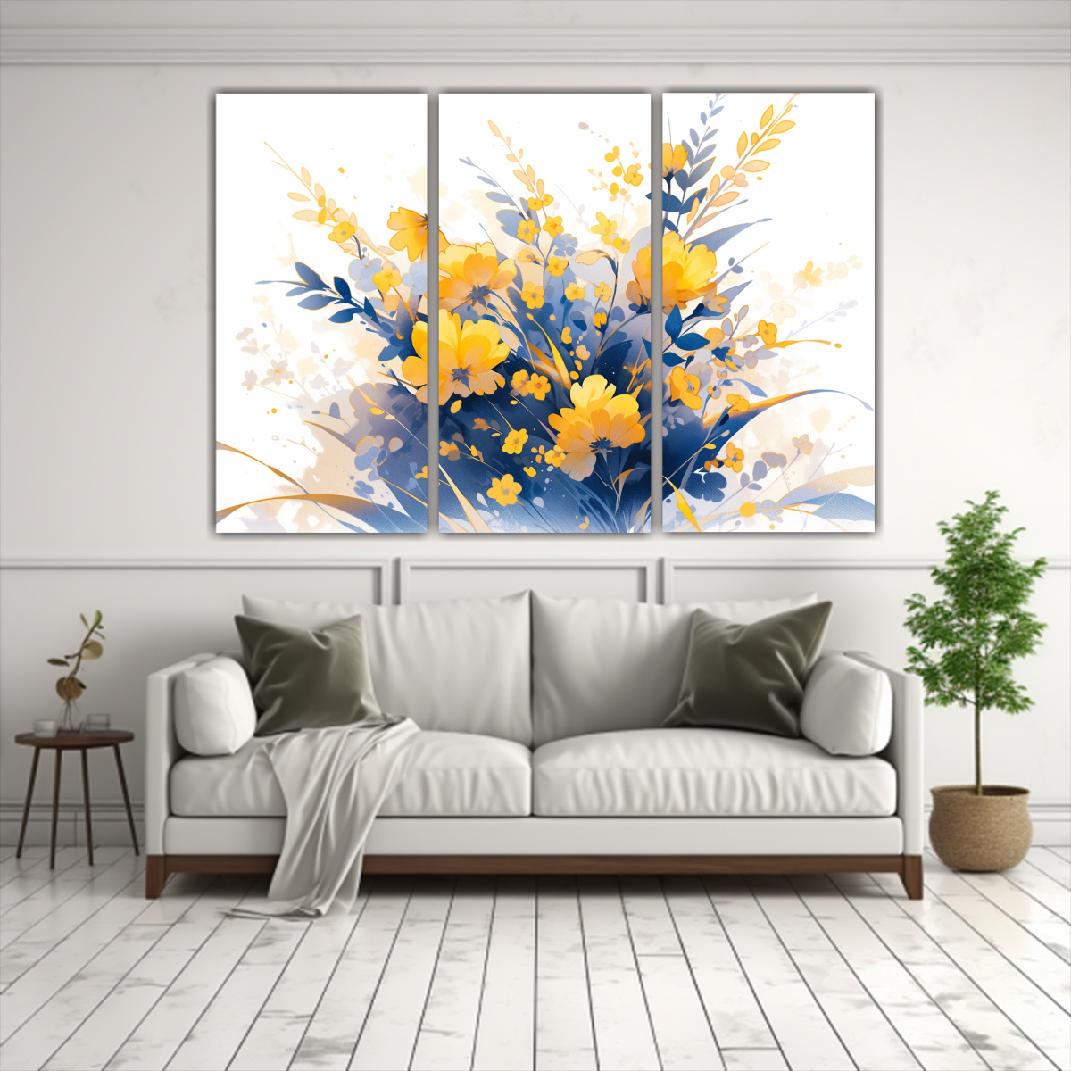 Cuadros Decorativos Yellow AND Blue Colors, Estilo Neo-noir - Decocuadros