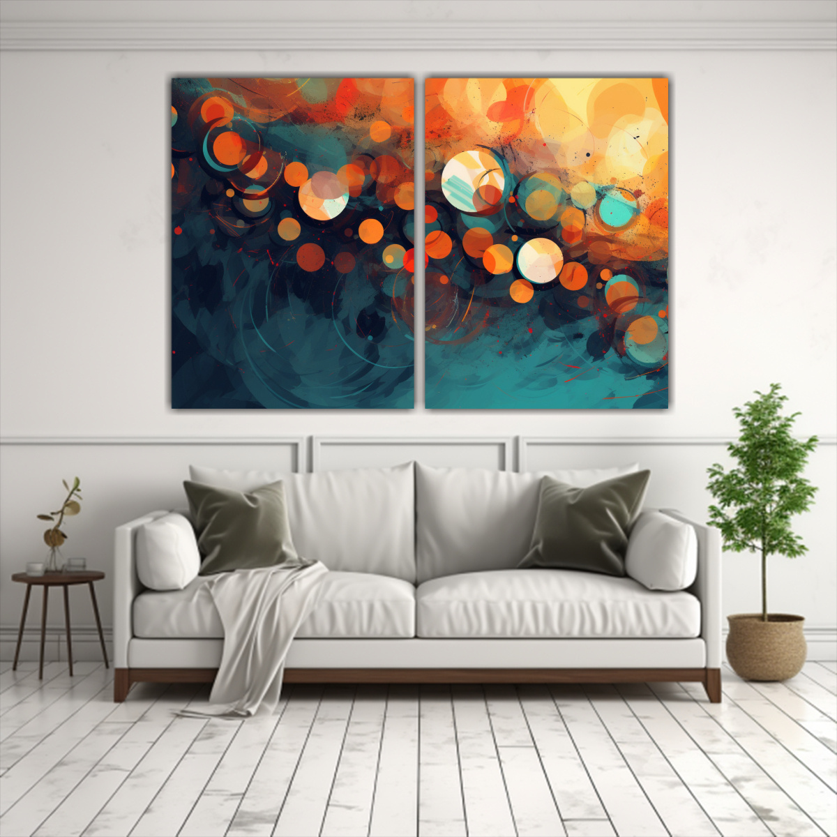 Cuadro Sensibilidad Artística En Lienzo: Arte Abstracto Exclusivo - Decocuadros