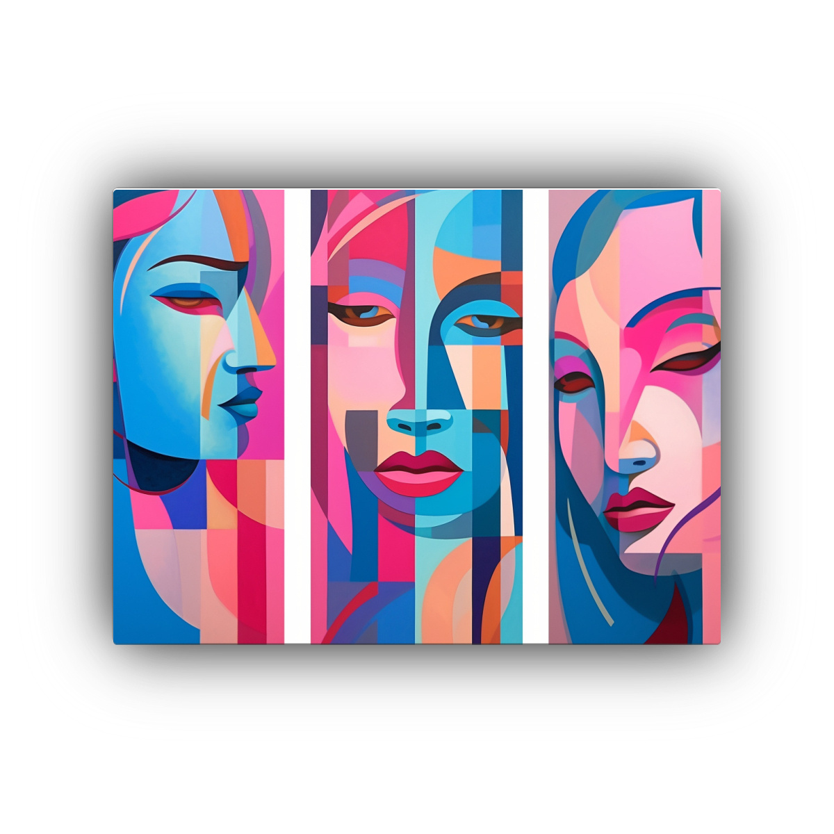Conjunto De 4 Cuadros Abstractos Vanguardistas - DecoCuadros