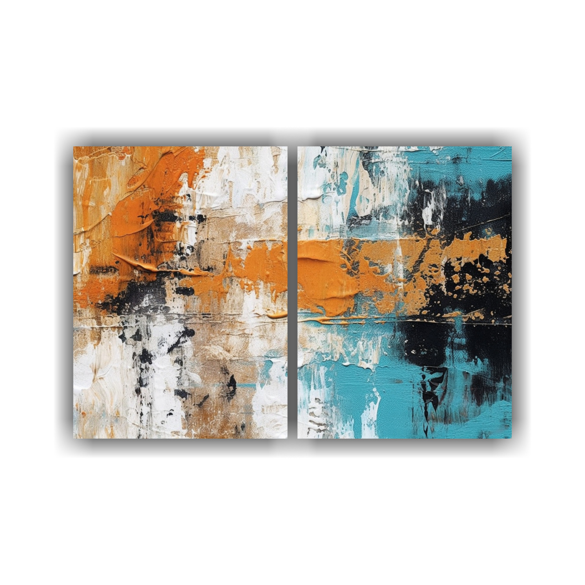 Lienzos Geométricos Minimalistas | Set 2 Lienzos Decorativos - Decocuadros