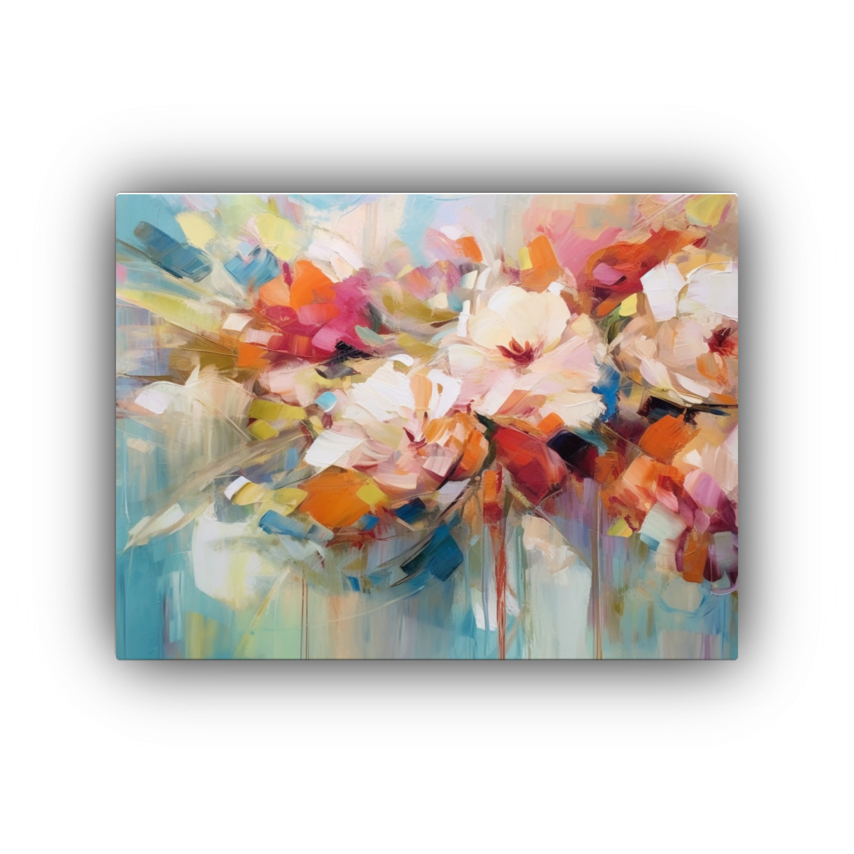 Cuadro De Flores En Jarrón Para Decoración Con Estilo Bohemio - Compra Online - Decocuadros