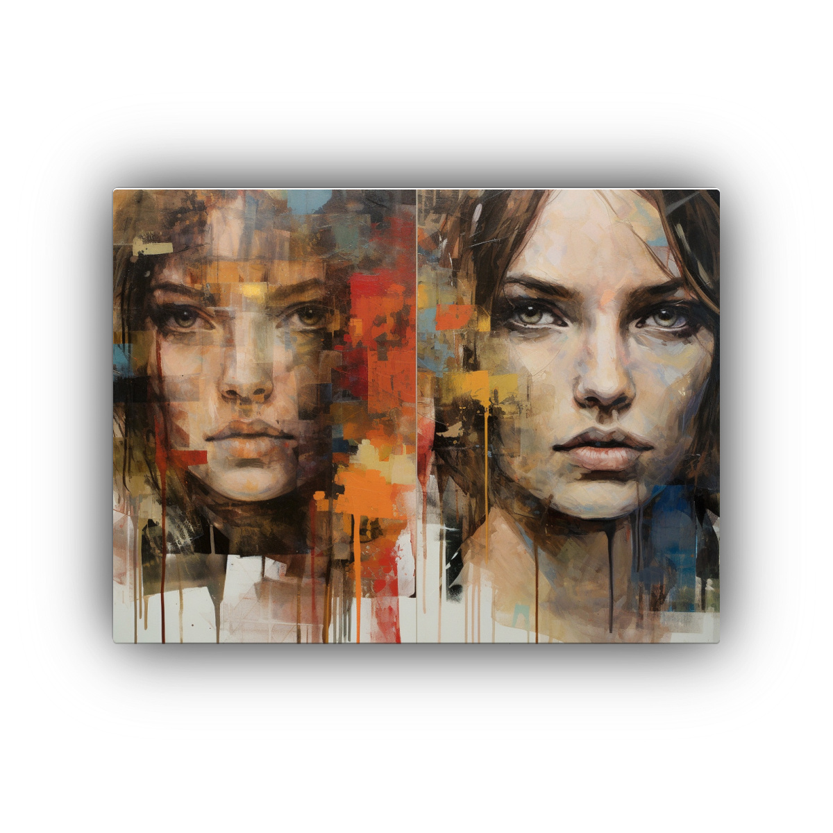 Cuadro Contemporáneo En Movimiento - ¡Decora Con Estilo! - Decocuadros