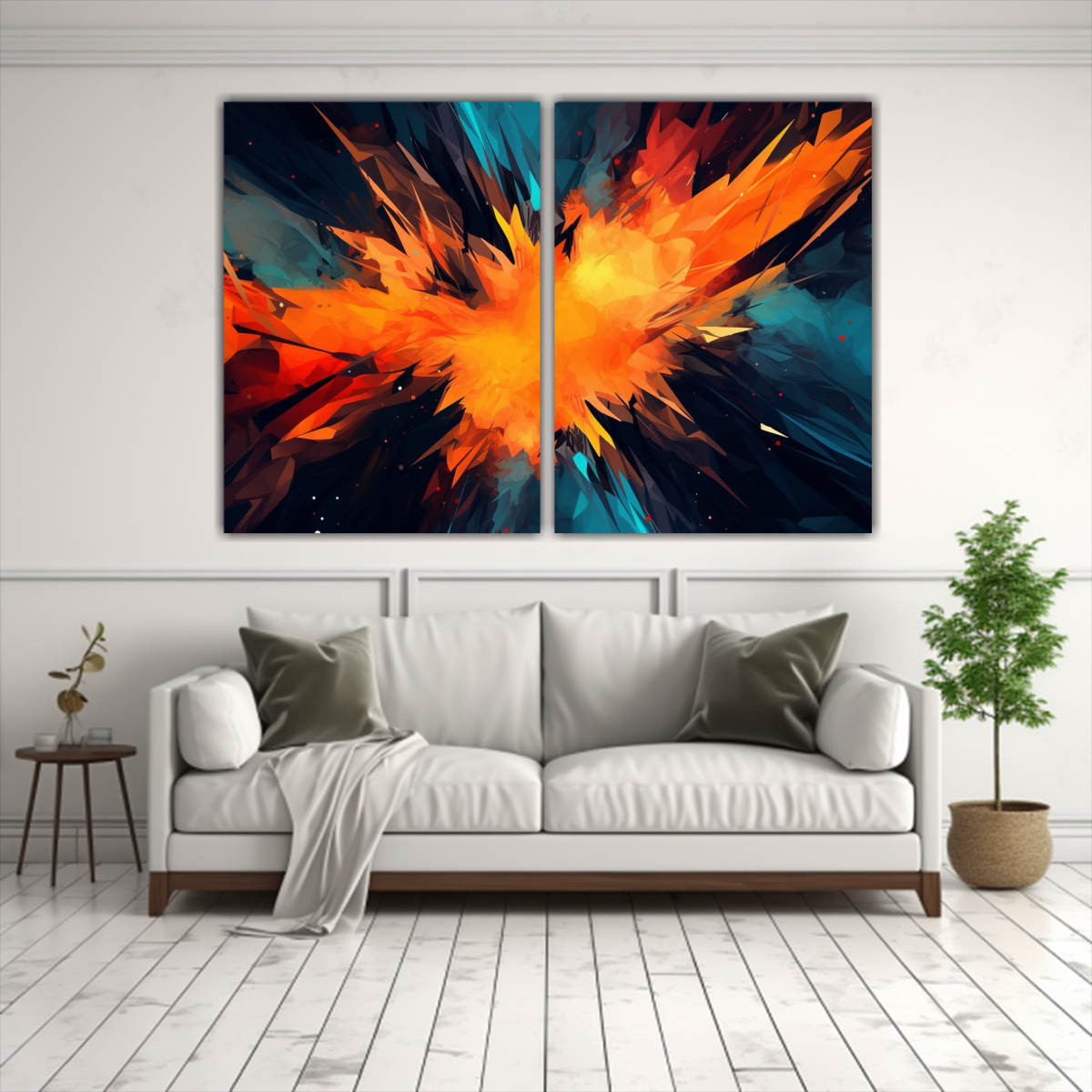 Cuadros Abstractos Decorativos En Lienzo De Alta Definición 4k - ¡Decora Con Estilo! - Decocuadros