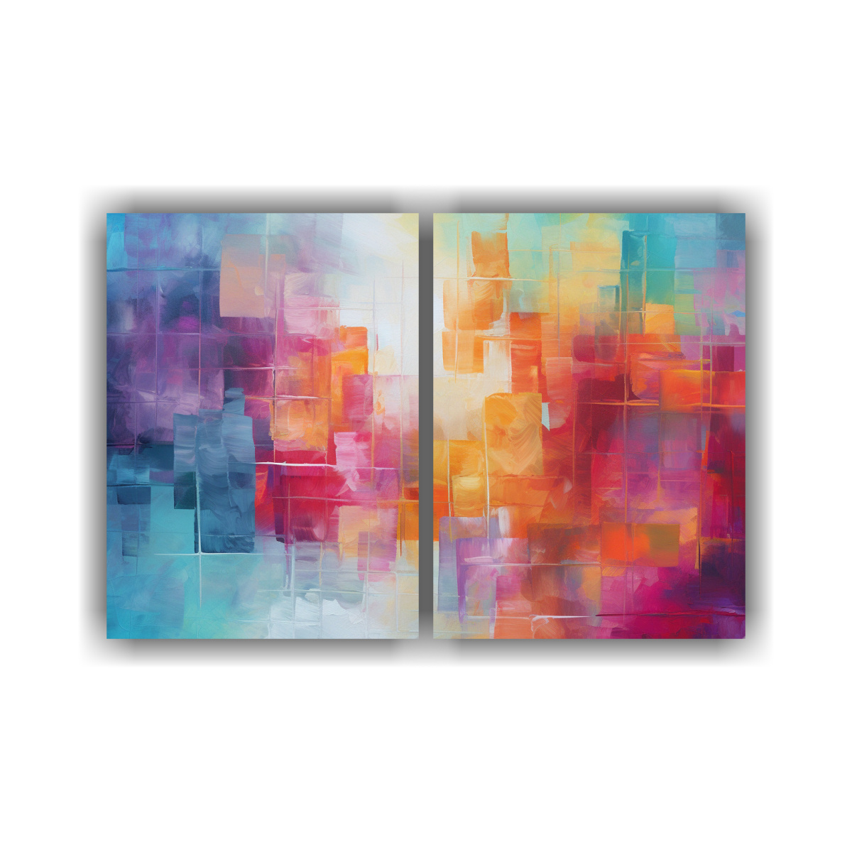 Cuadros Abstractos En Bastidor Horizontal: Deco Hogar - Decocuadros