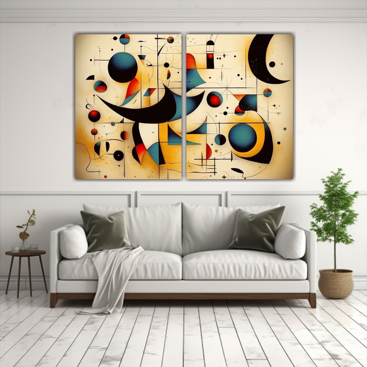 Cuadros Abstractos Estilo Galería Para Decorar Con Poder Y Estilo - Decocuadros