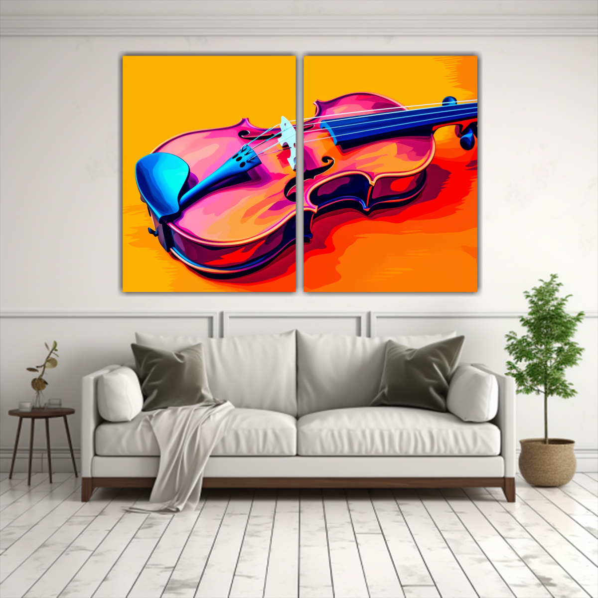 Cuadro Decorativo Violín Stepanyan Arte Pop Música Pop - DecoCuadros