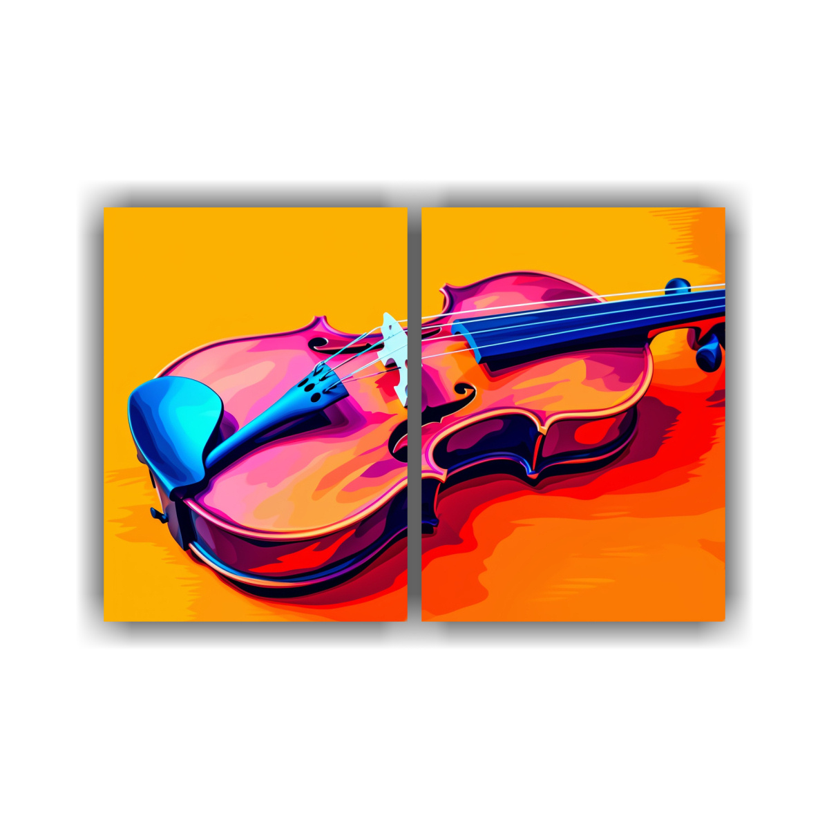 Cuadro Decorativo Violín Stepanyan Arte Pop Música Pop - DecoCuadros